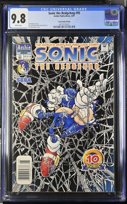 Sonic The Hedgehog #95 CGC 9.8 NEWSSTAND Archie Comics 2001 💎 ONLY 1 | eBay