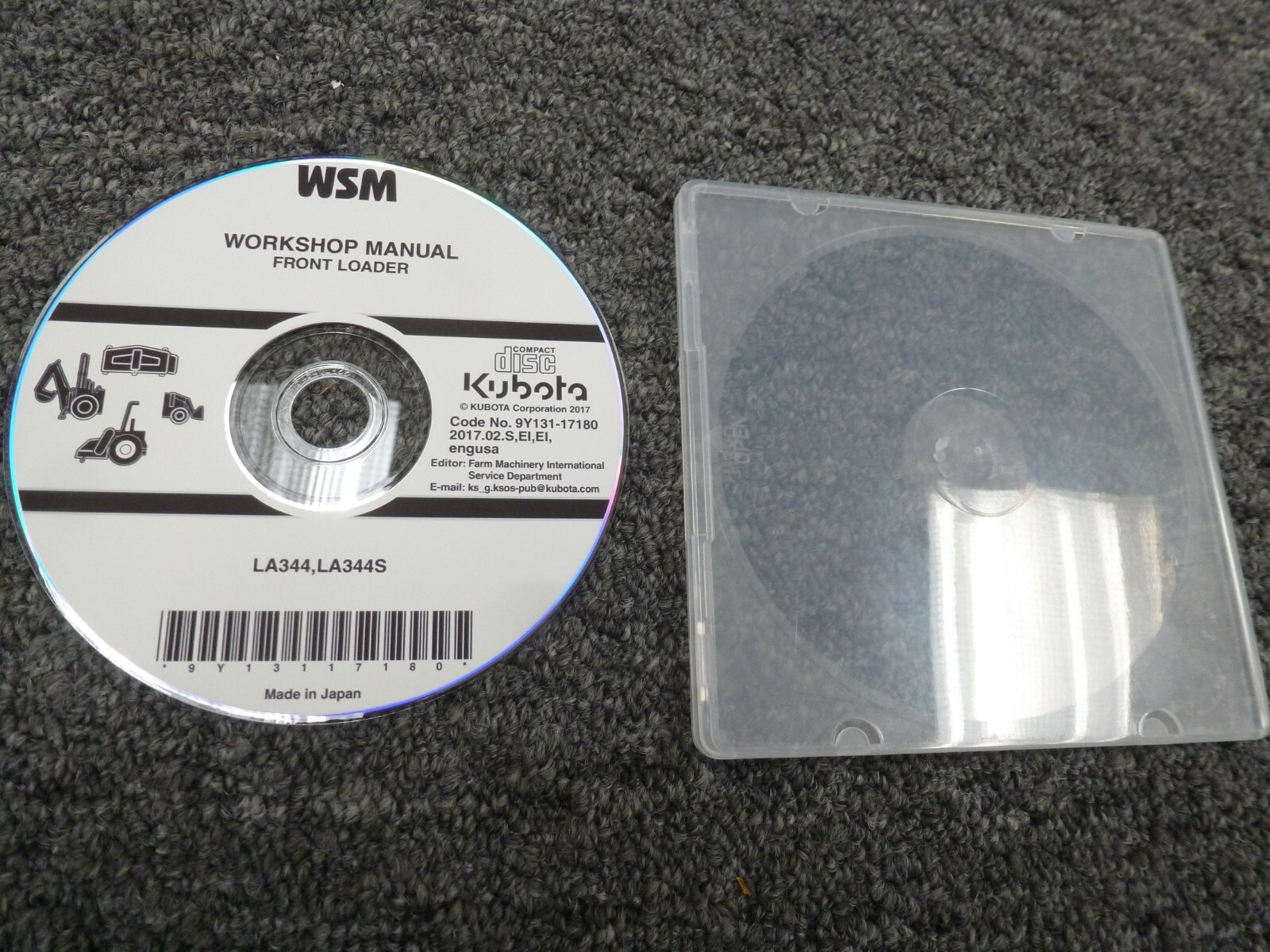 Kubota LA344 LA344S Swift-Tach Front Loader Shop Service Repair Manual ...