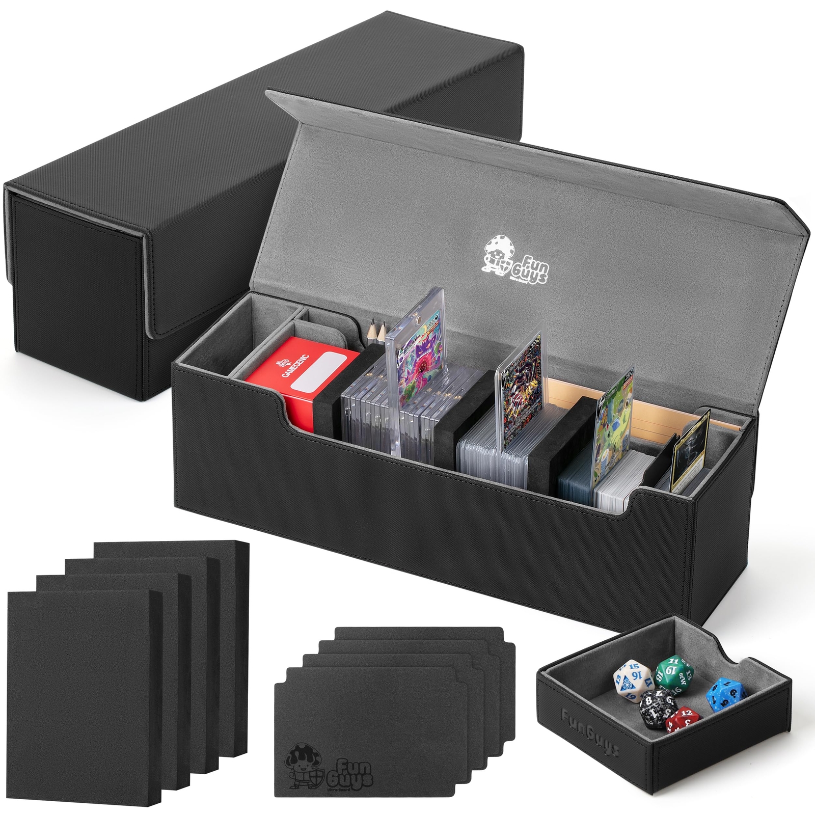 Card Deck Box For Trading Card Storage Toploader Storage Box Mtg Deck ...