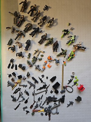 Call Of Duty / Halo Mega Construx Bloks Mini Figure Parts Pieces And ...