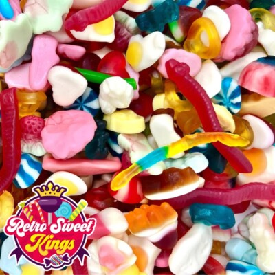 All Jelly Pick N Mix Sweets Mystery Mix Retro Party Birthday Christmas ...