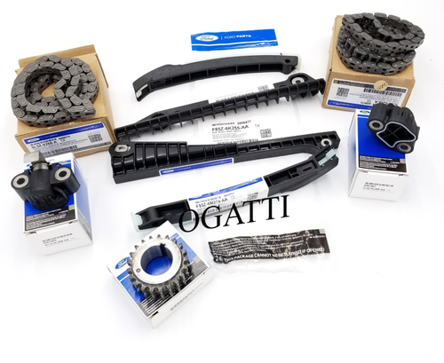 TIMING CHAIN KIT COMBO BRAND NEW FORD OEM SET 9 F-150 5.4L V8 SOHC 2000 ...