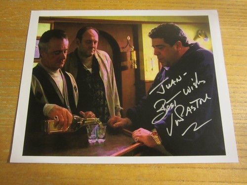 Vincent Pastore Autographed 8.5X11 Photo "The Sopranos" Salvatore ...