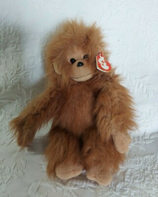 Ty Classic Tango Chimp Baby Orangutan Monkey Bean Bag Plush Animal 10 ...
