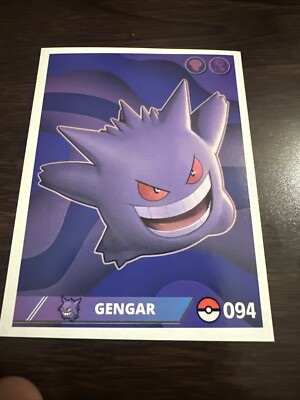 Pokemon Peru Sticker Diamond Pearl Edition Gengar #094 | eBay