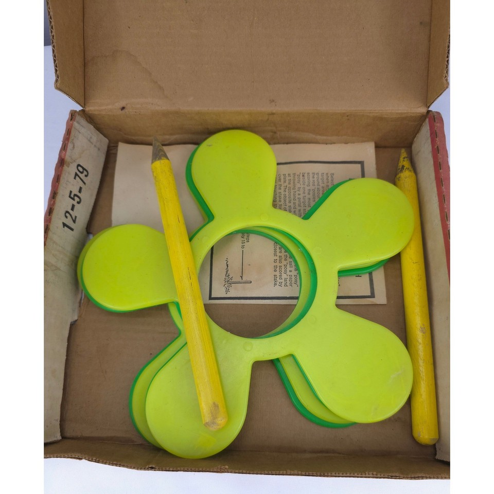 Kent Posy Pitch Lawn Game Vintage 1979 Flower Ring Toss Game w Box ...