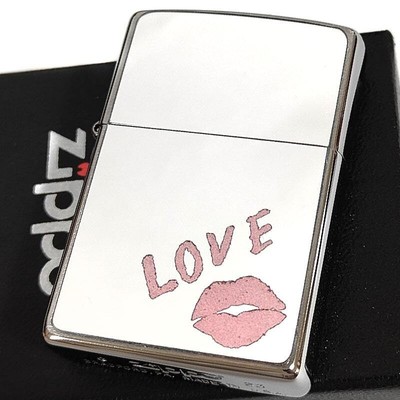Zippo Lighter 05 Sexy Rouge Lips Pink Polycarbonate Mirror Pasted Cute ...