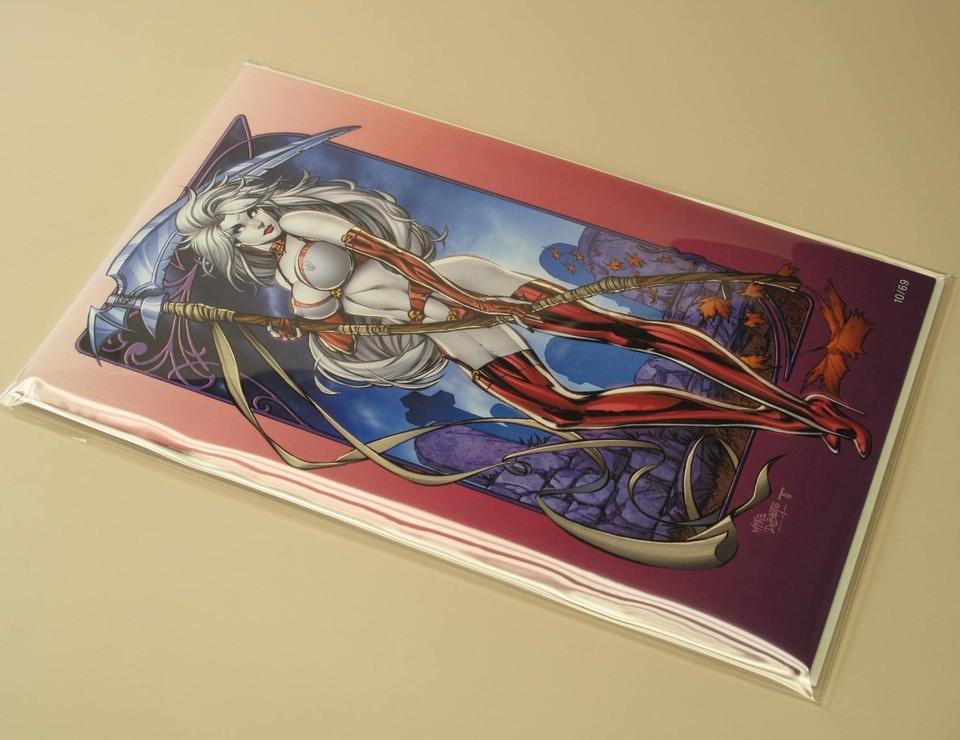 LADY DEATH MAJESTIC #1 Naughty Grave Walk VIRGIN ART EDITION Mike ...