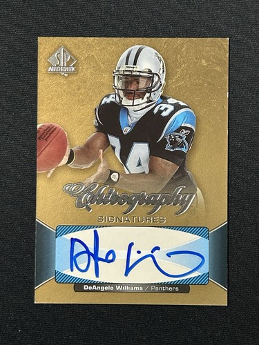 2006 SP Authentic - Chirography Signatures Gold DeAngelo Williams Auto ...
