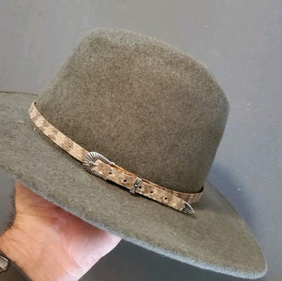 New Rattlesnake skin hat band. Handmade. adjustable. 3/8 wide. | eBay