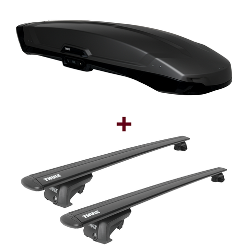 Dachbox Thule Vector L + Dachträger Thule für Ssangyong Korando Typ CK set | eBay.de