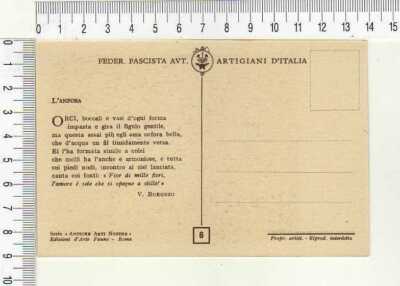 12505) CP - Feder. Fascist Avt. Artisan D' Italy - L'Amphora | eBay