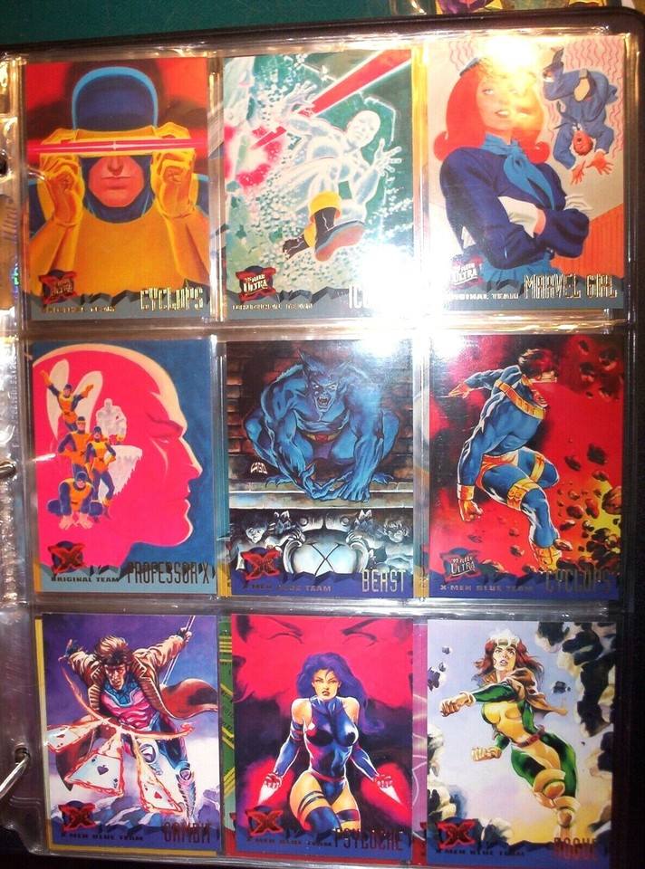 1995 Fleer Ultra X-Men BASE 150 CARD Set WOLVERINE SPRING BREAK MARVEL ...