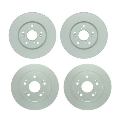 Bosch QuietCast Front & 282 mm Rear Disc Brake Rotors Kit For Accord HR ...