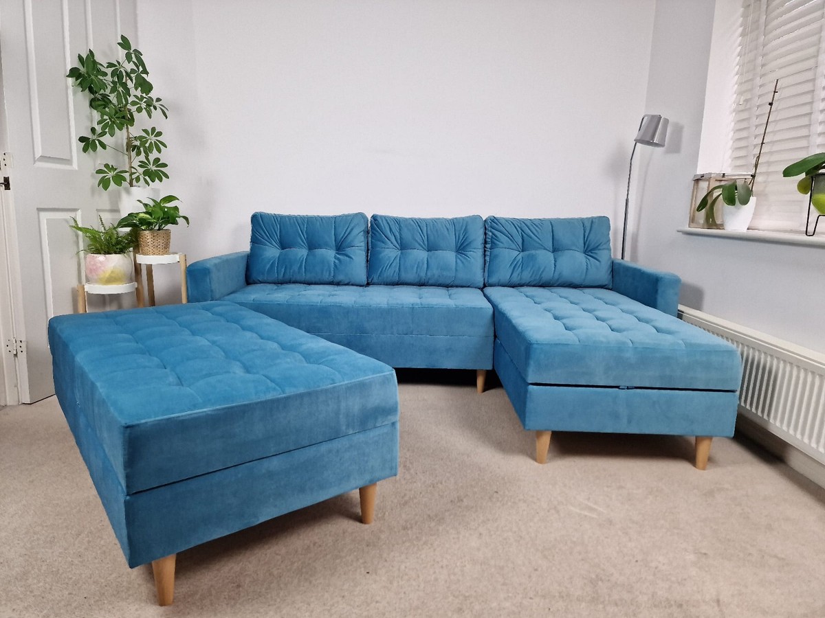 Turquoise Corner Sofa Bed | Cabinets Matttroy