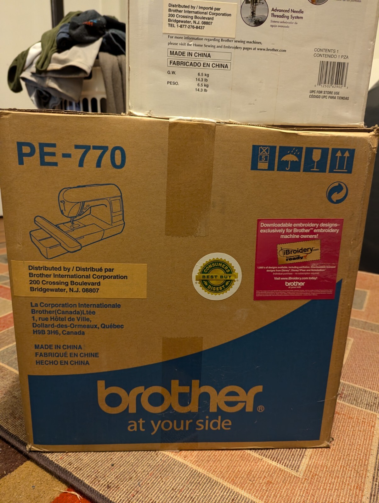 Brother PE770 5x7 inch Computerized Sewing Machine for sale online | eBay