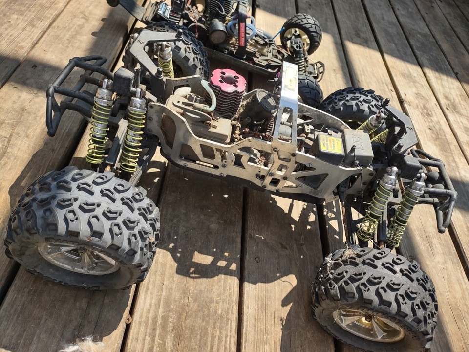 Vintage Duratrax Warhead 1/8 Scale Nitro Truck. Repair Or Parts. Was ...