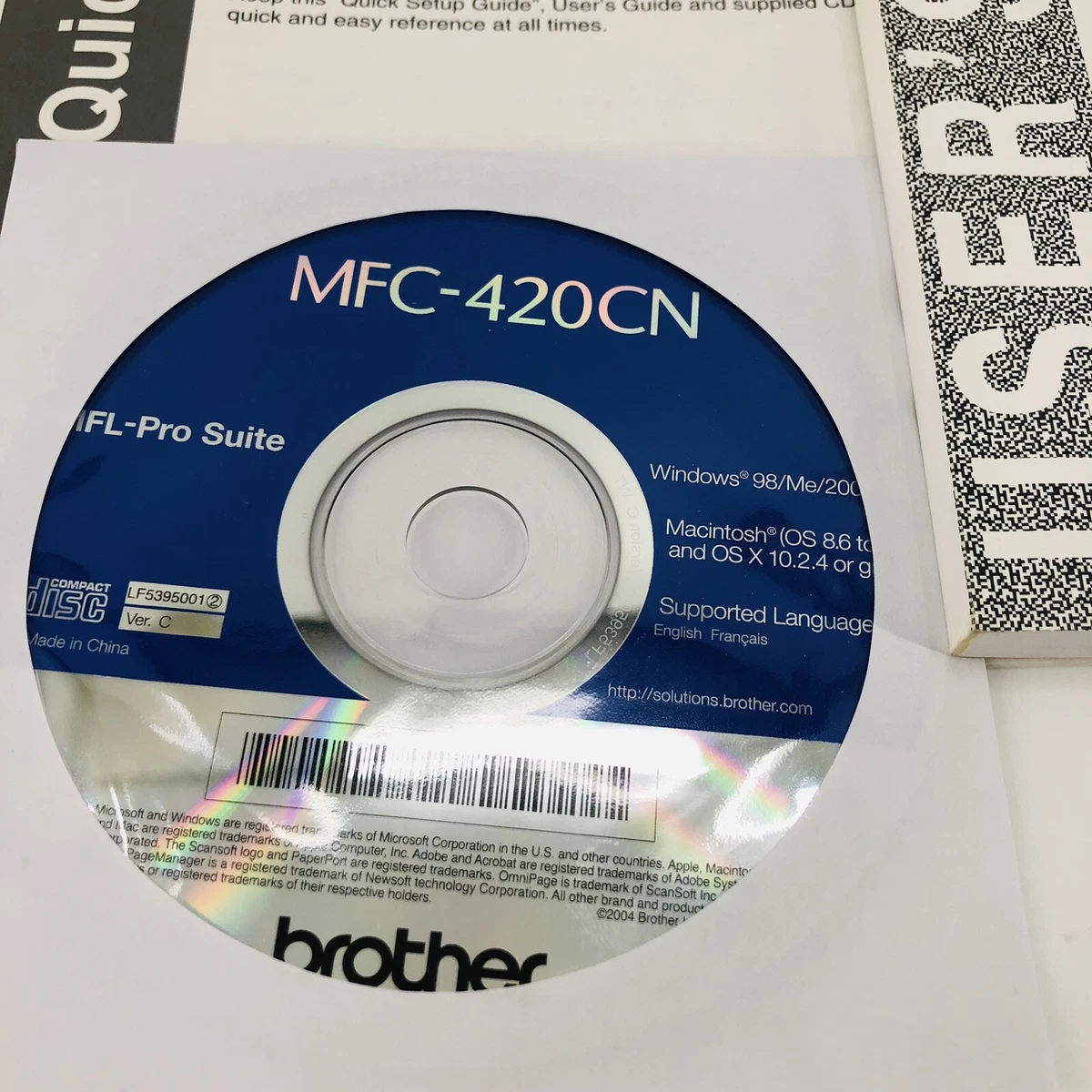 Brother Mfc 420cn Troubleshooting