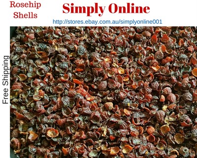 100 grams Certified Organic ROSEHIP - Rosa canina - dried rose hips ...