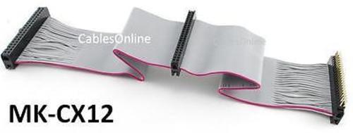 CablesOnline 12 inch 44-Pin Male to 44-Pin Female to 40-Pin Female IDE ...