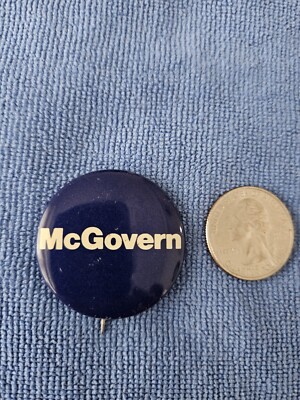 Vintage Advertising McGovern Campaign Pin #1108 | eBay