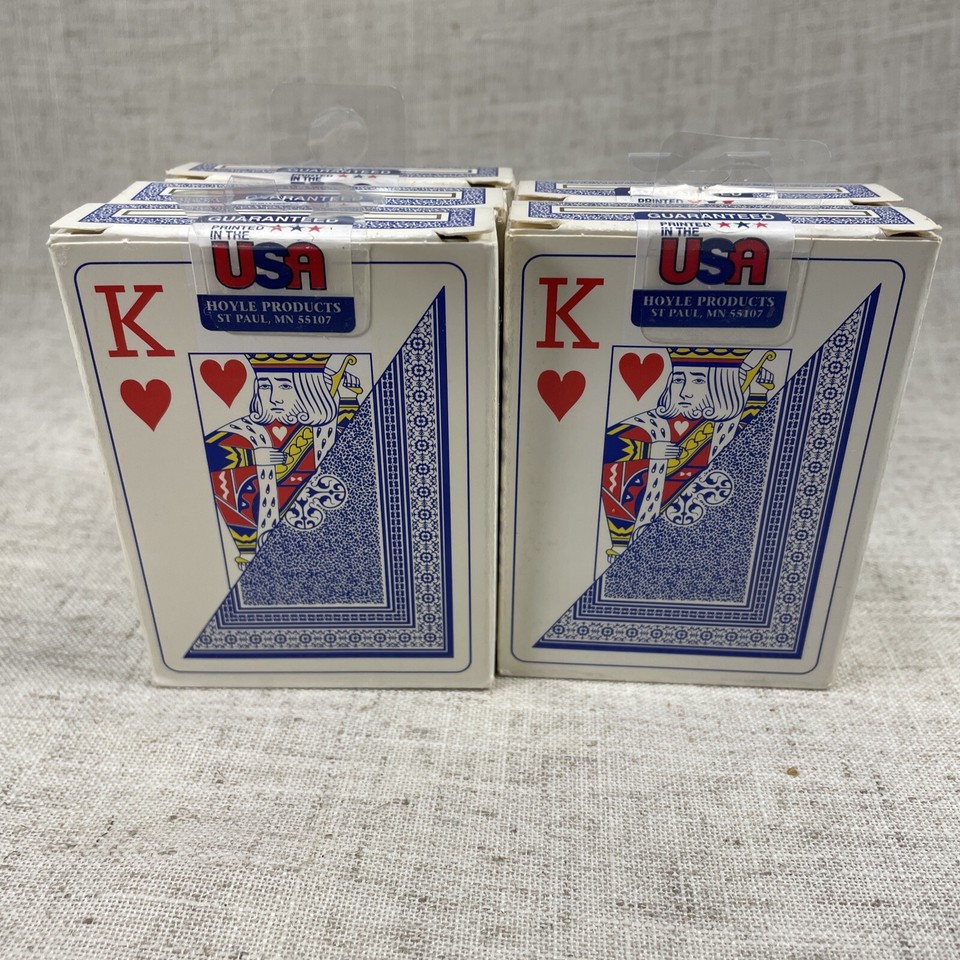CVS Playing Cards 5 Decks Jumbo Face Sealed New Vintage | eBay