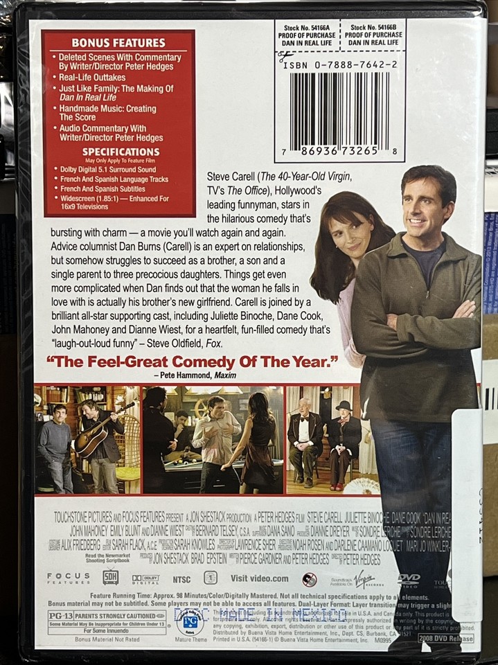 Dan in Real Life (DVD, 2007) 786936732658| eBay