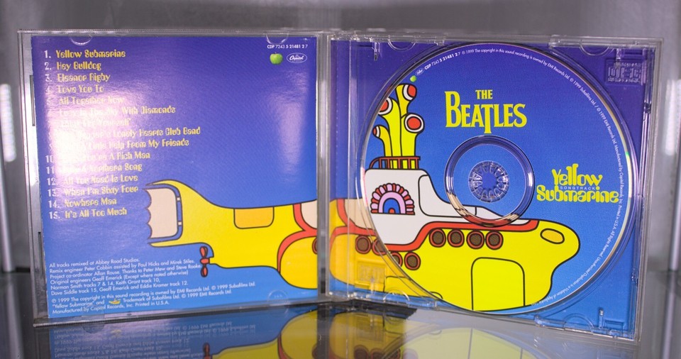 Yellow Submarine Songtrack - The Beatles (CD, 1999, Soundtrack) | eBay