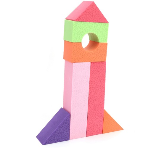 EVA Foam Building Blocks Educational MultiColored Stacking Construction ...