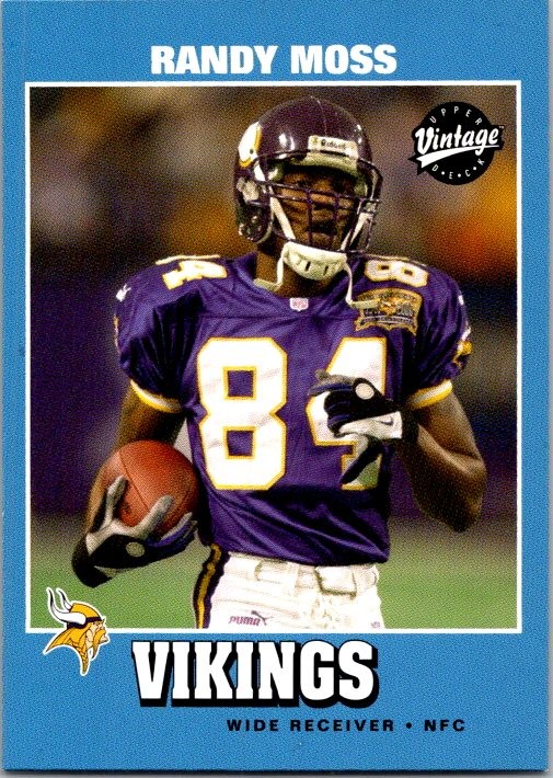 2001 Upper Deck Vintage 92 Randy Moss Football Card 7jjjj Ebay