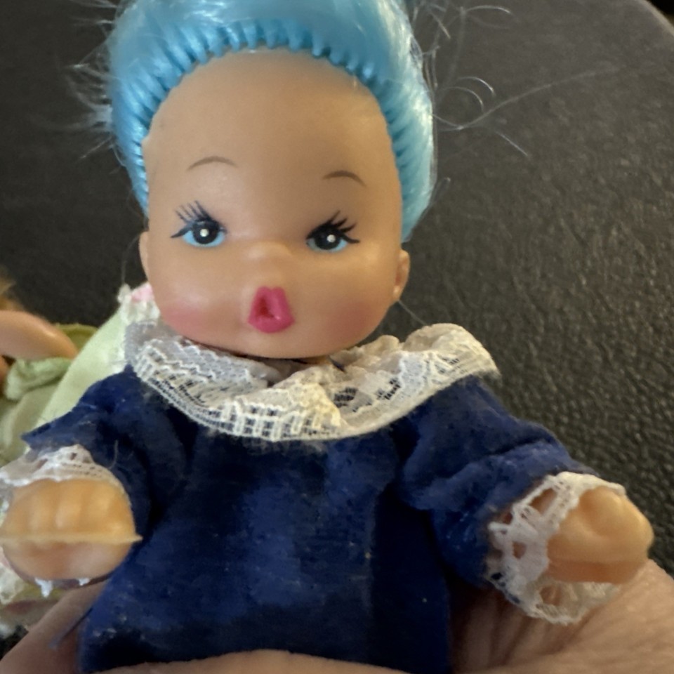 VTG Remco Finger Ding Doll 1969 Sally Skater And Mattel Barbie Baby ...