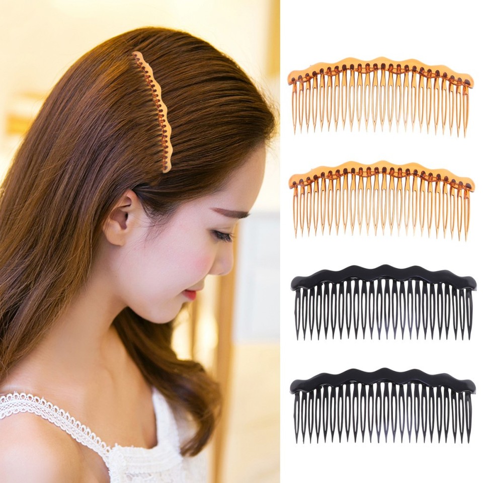 4pcs Simple Hair Combs Plastic Hair Combs Inserted Comb Hair ...
