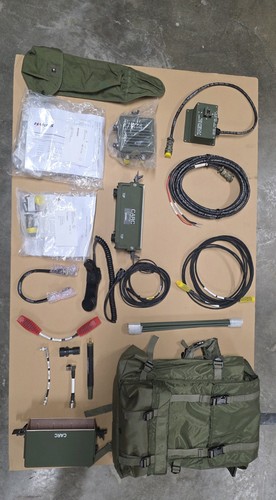**RARE** VRC104/PRC 117/PRC150 RF-5800 Vehicle / MANPACK Kit Harris L3 ...