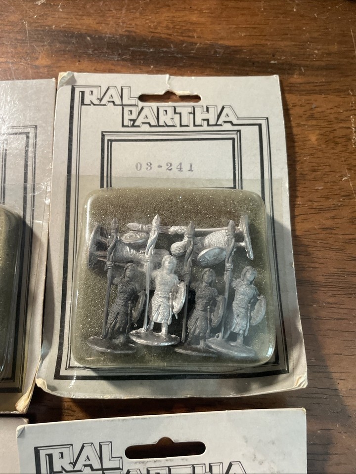 New Sealed Ral Partha Fantasy Miniature Figurines Lot Of Four DnD Set ...