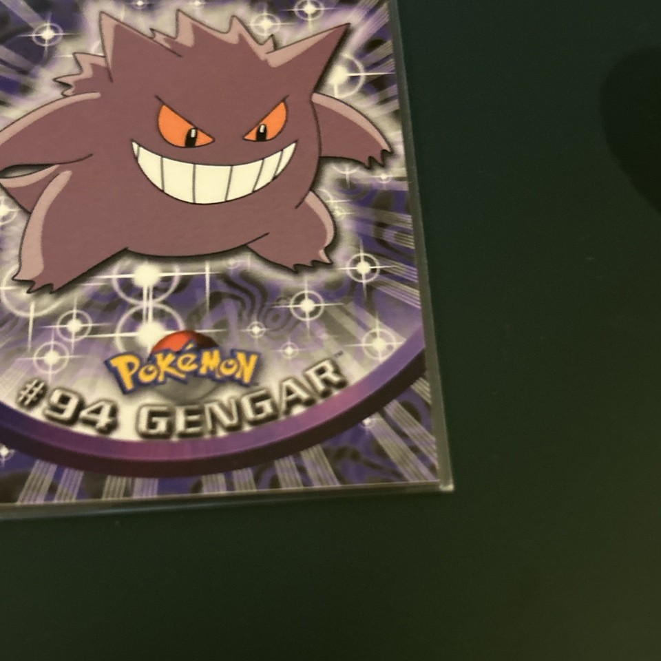 Topps Pokemon Gengar #94 2000 TV Animation Edition Non-Holo Blue Logo ...