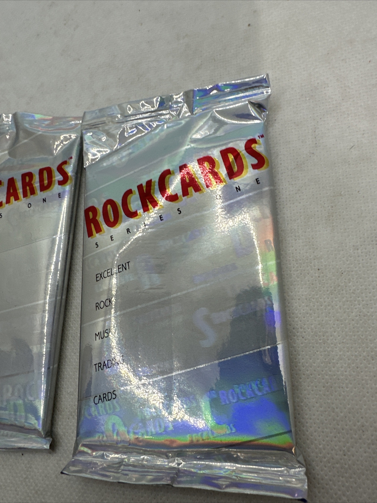NEW Lot of 2 Vintage 1991 Rock Cards Series One Music Trading Card Pack ...