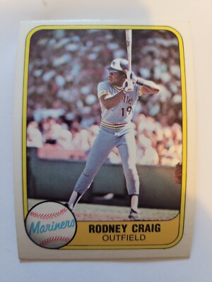 1981 FLEER RODNEY CRAIG #597 NM | eBay