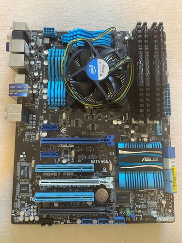 ASUS P8P67 Pro Mobo + Intel i5-2400 3.1GHz CPU + 16GB 1600MHz DDR3 RAM ...
