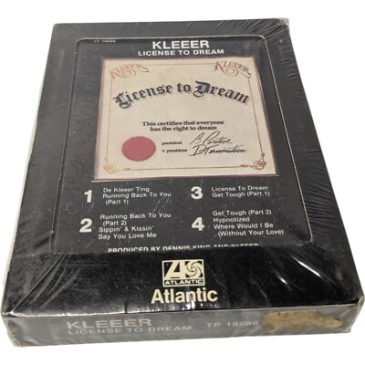 Sealed KLEEER License to Dream 1981 DISCO FUNK SOUL 8-track tape ...