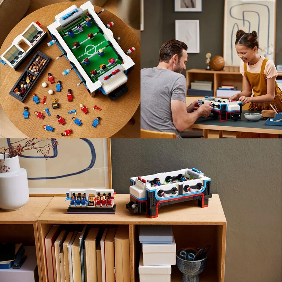 Lego Ideas Table Soccer Set 21337 Mini Figure Football Sports Game Toy ...