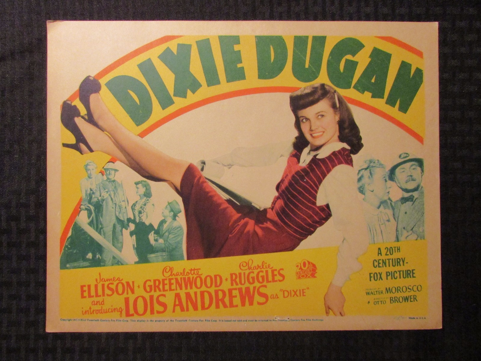 1942 DIXIE DUGAN Original 14x11 Lobby Card VG/VG+ LOT of 7 Lois Andrews ...