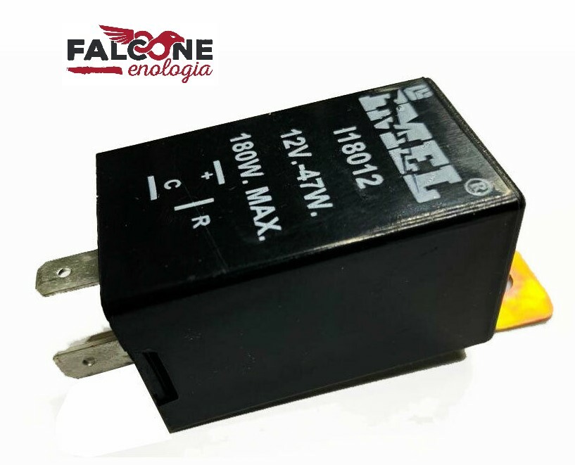 RELE' UNIVERSALE INTERMITTENZA FRECCE 12V W46/180 MACCHINE TRATTORE ...