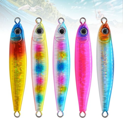 Colorful 45g 60g Lead Casting Metal Fishing Lure Jig Bait Spanish ...