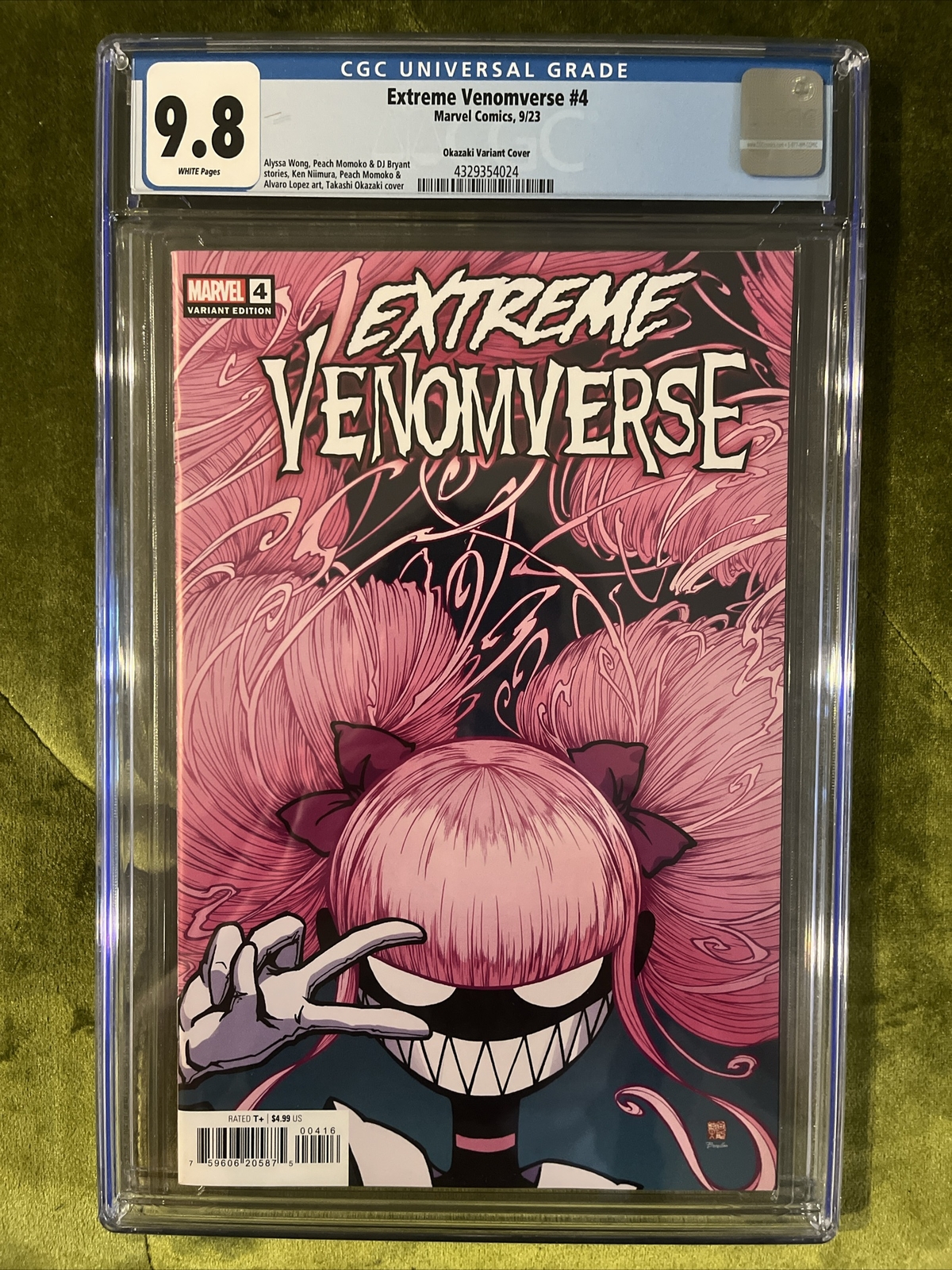 Extreme Venomverse #4 CGC 9.8 (2023 Marvel) 1:25 Takashi Variant 1st ...