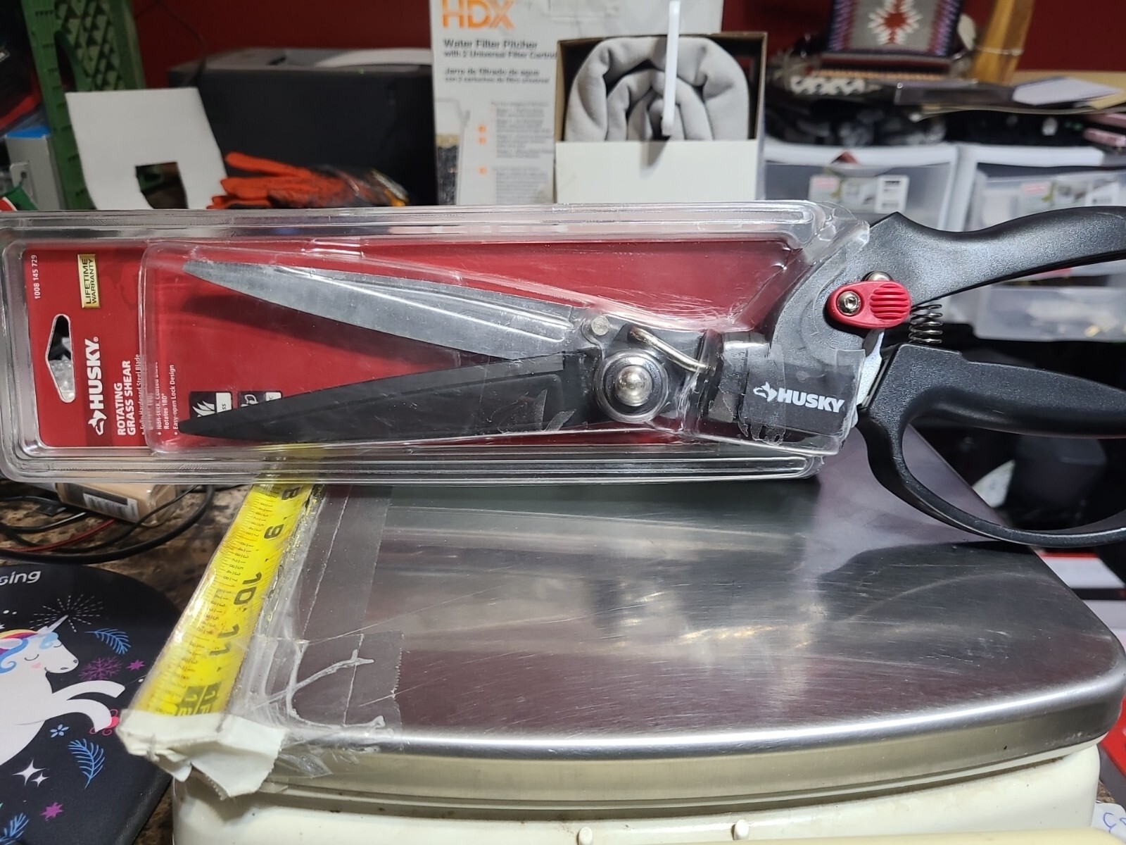 Husky Rotating Grass Shears w/ 5 1/2" Blades (180 Degree Rotation ...