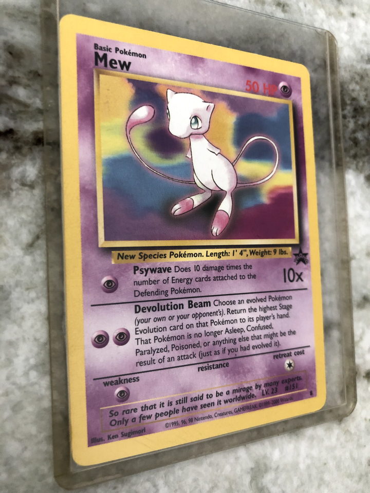 Mew #8 - Vintage Black Star Promo - NM/LP Non Holo Pokemon Card | eBay
