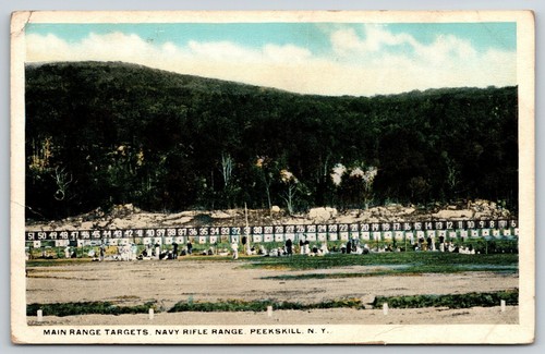 Peekskill New York~Main Range Targets #6-51~Navy Rifle Range~c1916 ...