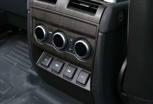 For LR Defender 110 2020-23 Wood Grain Rear Air Outlet Anti-Kick Panel ...