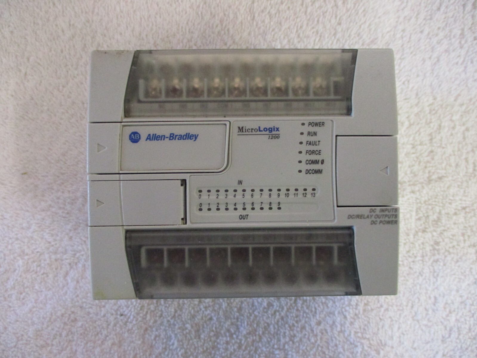 Allen Bradley MicroLogix 1200 PLC Controller 1762-L24BXB Ser C Rev J ...