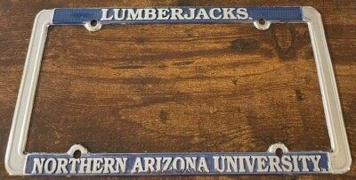 Vintage Northern Arizona University Lumberjacks Booster License Plate ...